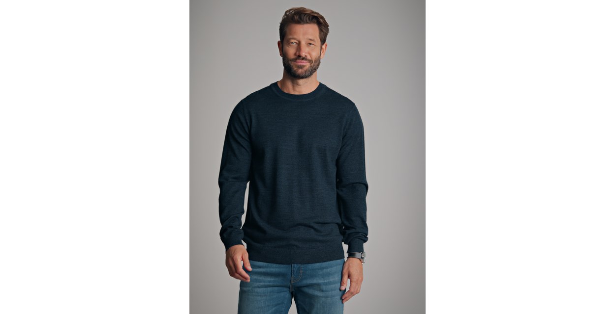 Berto merino genser Black Iris | MATCH nettbutikk