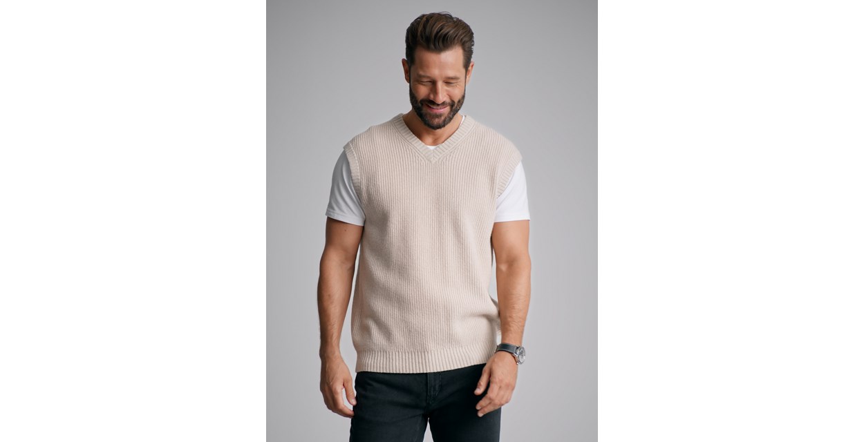 Ferrara vest Oatmeal | MATCH nettbutikk