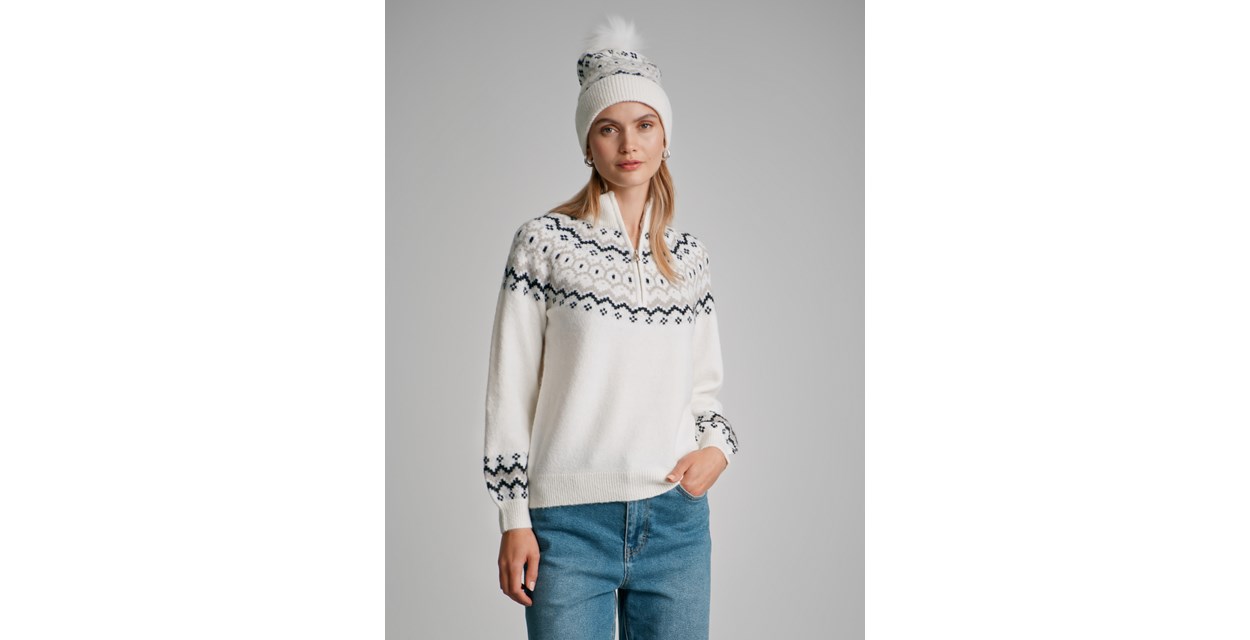 Viola genser Marshmallow | MATCH nettbutikk