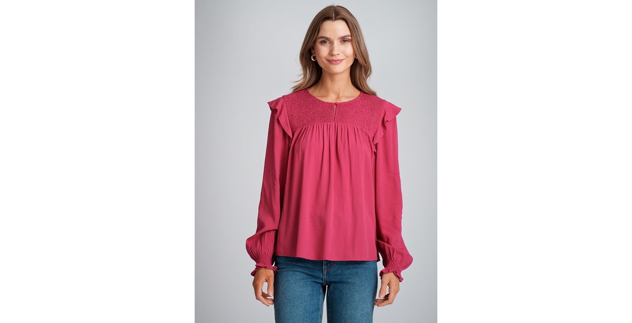 Lillian bluse Red Bud | MATCH nettbutikk