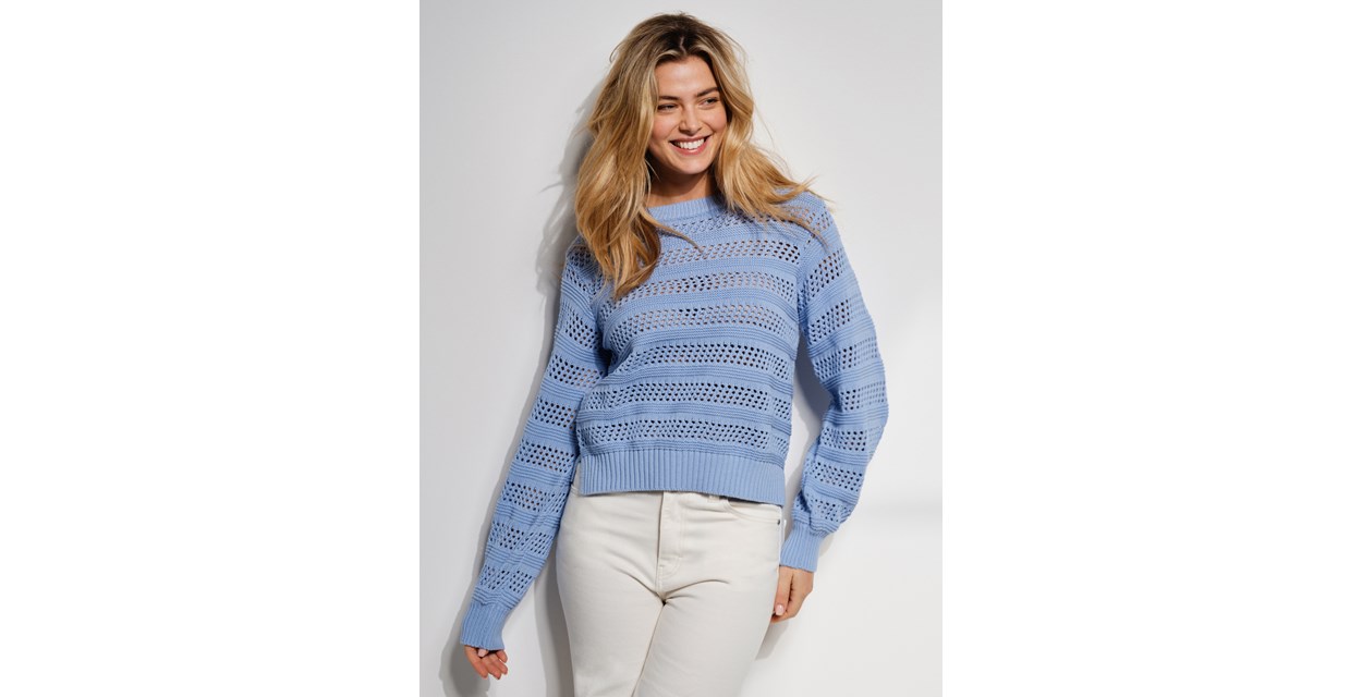 Rosalie genser Blue Bonnet | MATCH nettbutikk