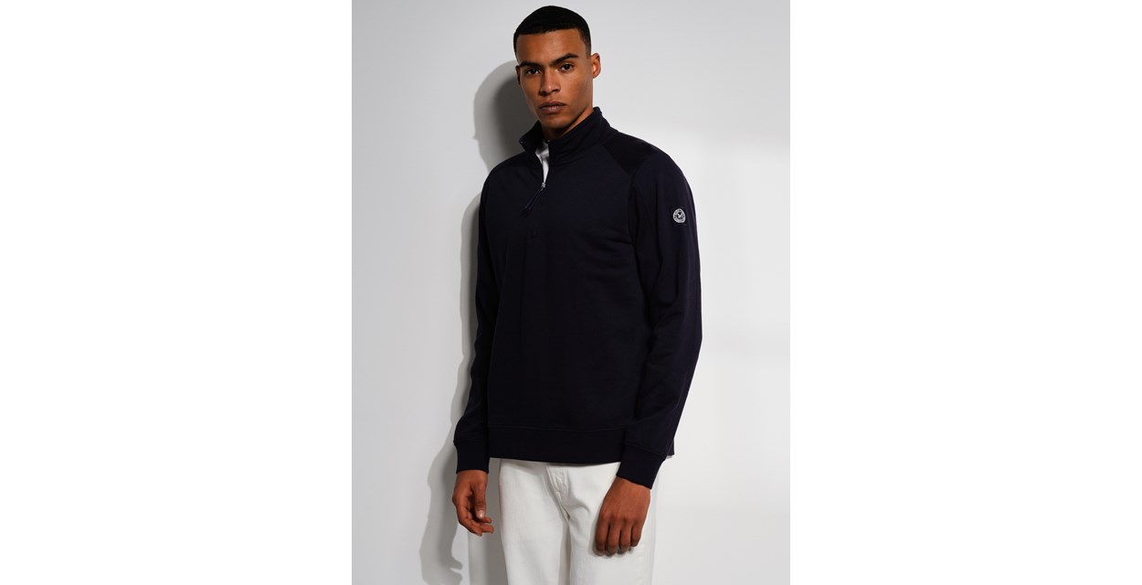 Zico zip genser Navy Blazer | MATCH nettbutikk