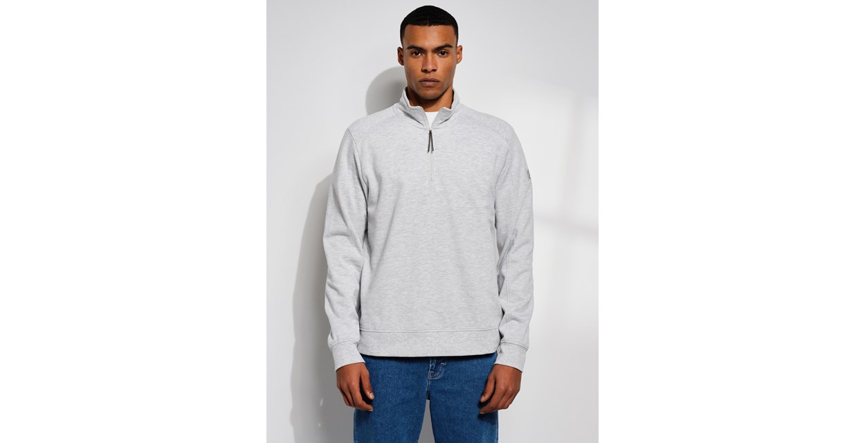 Zico zip genser Glacier Gray | MATCH nettbutikk