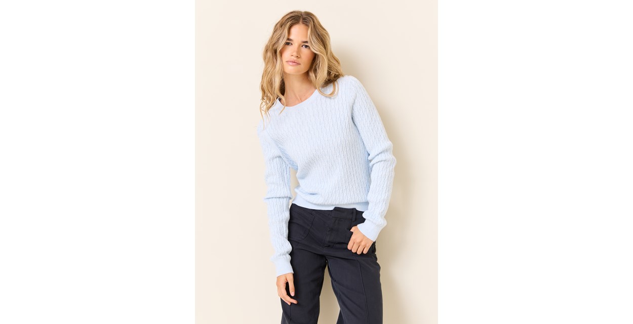 Sofie genser Chambray Blue | MATCH nettbutikk