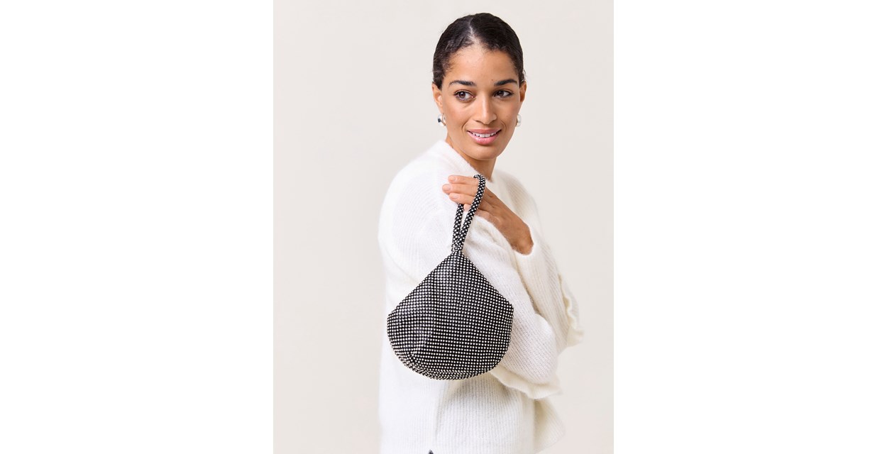 Glitter veske Silver | MATCH nettbutikk