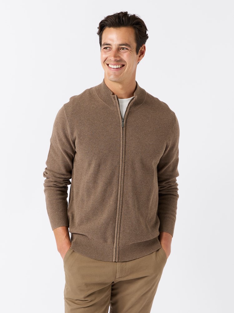 Terry cardigan Shitake | MATCH nettbutikk