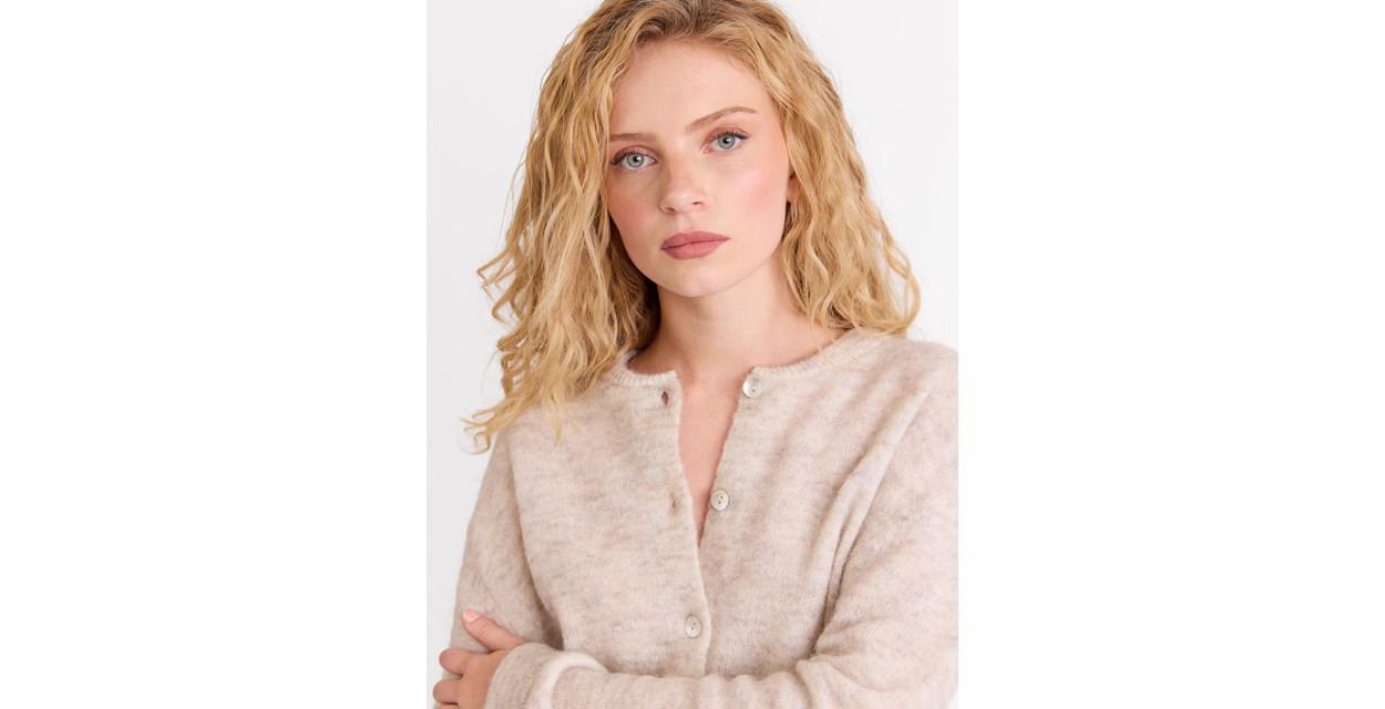 Adele cardigan Birch | MATCH nettbutikk