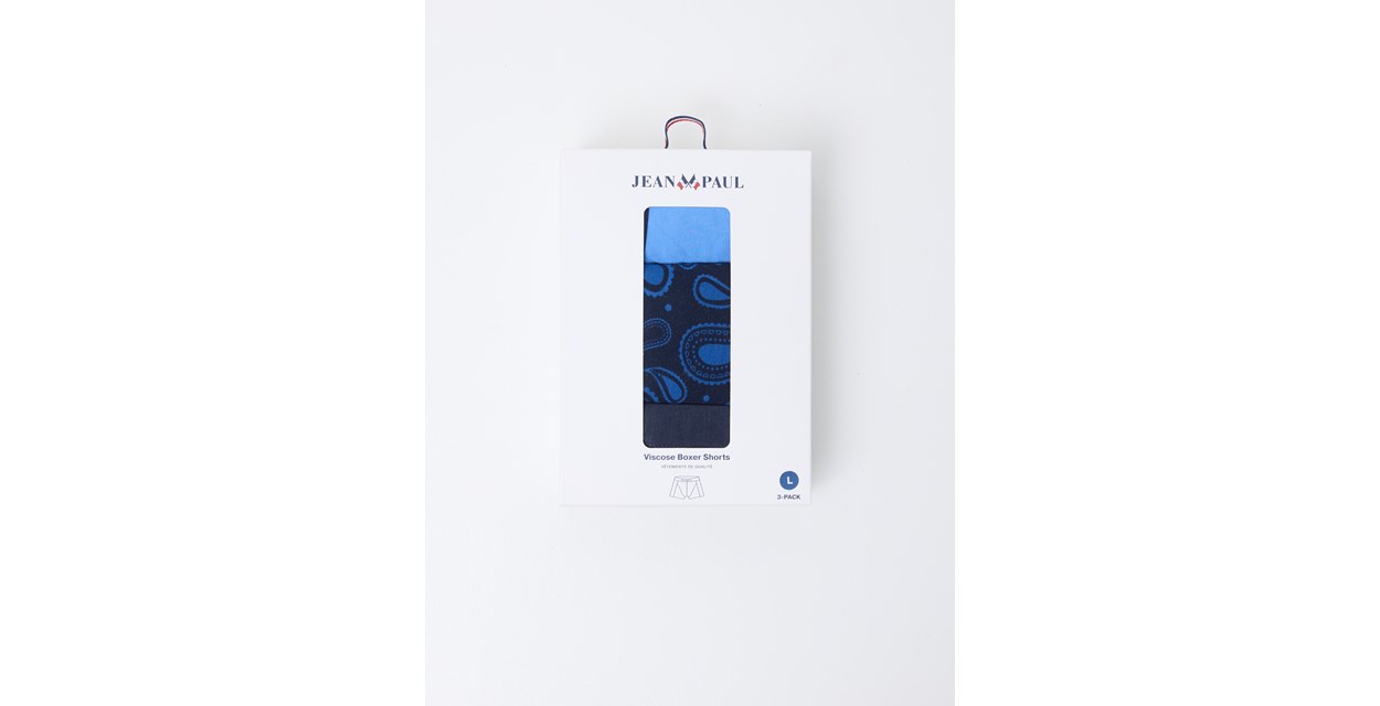 Alfred 3 pk boxer Monaco Blue | MATCH nettbutikk