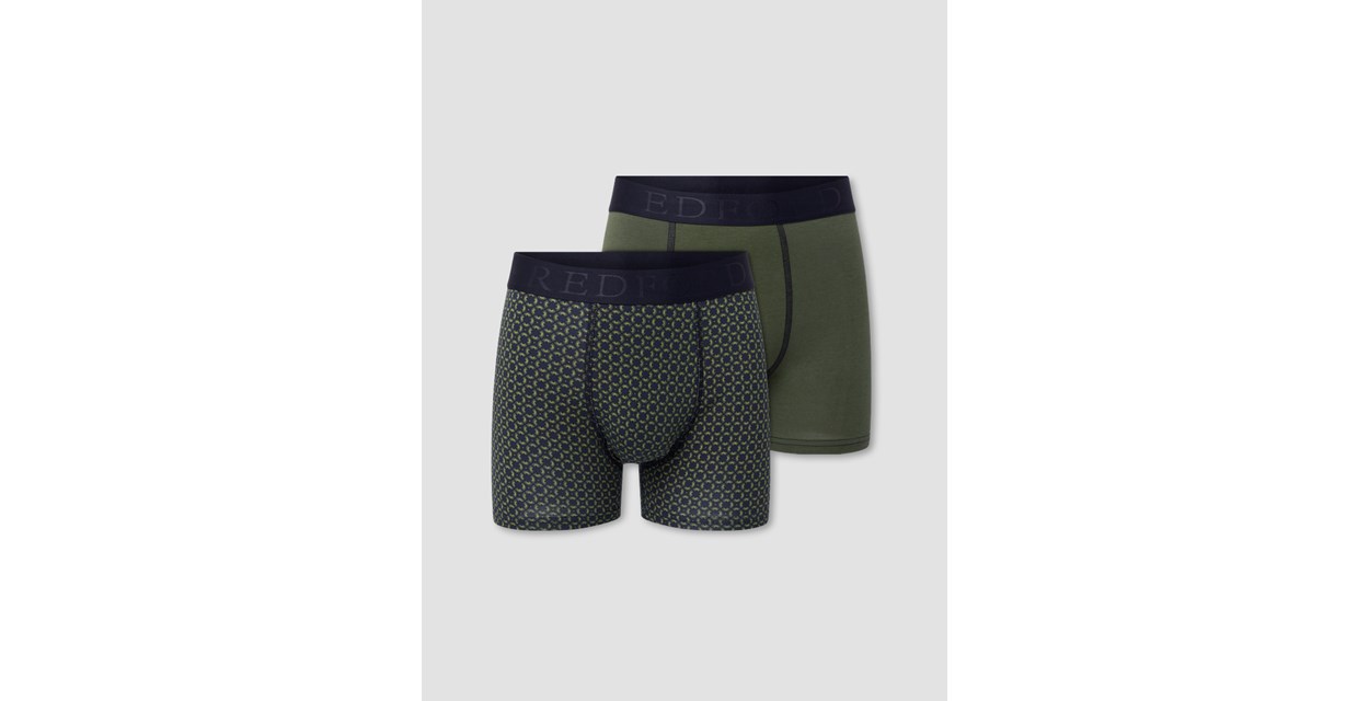 Cameron 2 pk boxershorts Thyme | MATCH nettbutikk