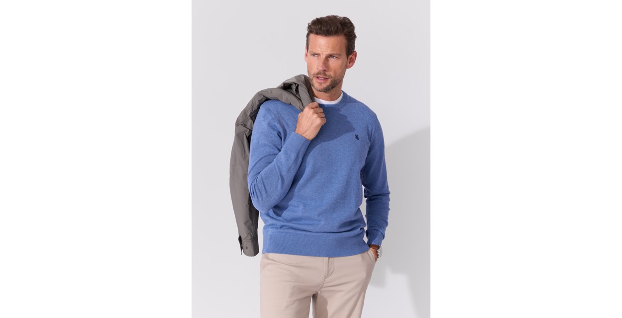 Georg genser Ensign Blue | MATCH nettbutikk